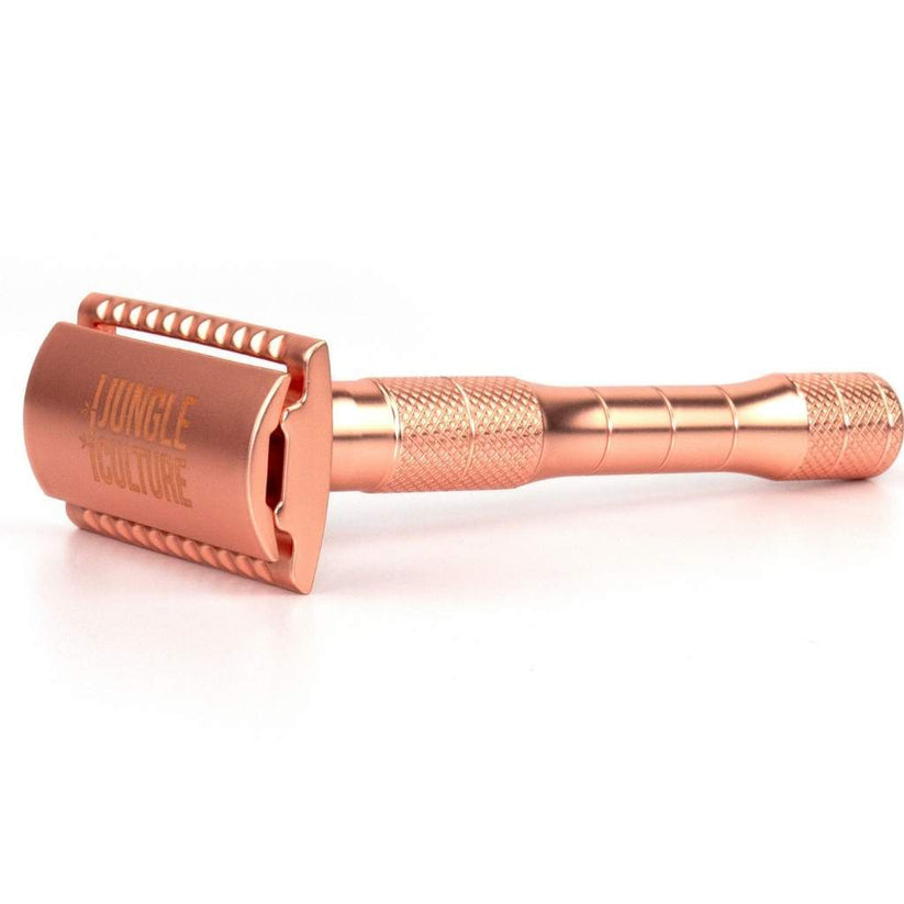 Reusable Safety Razor | Metallic Rose Gold – elsh | Eco Living ...